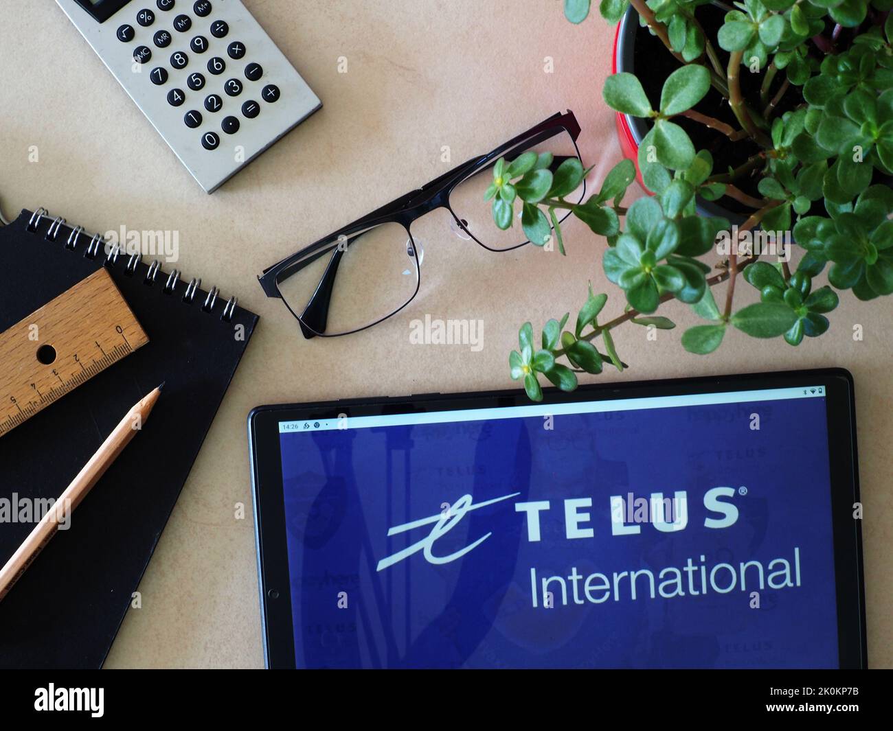 Germany. 12th Sep, 2022. In this photo illustration, Telus ...
