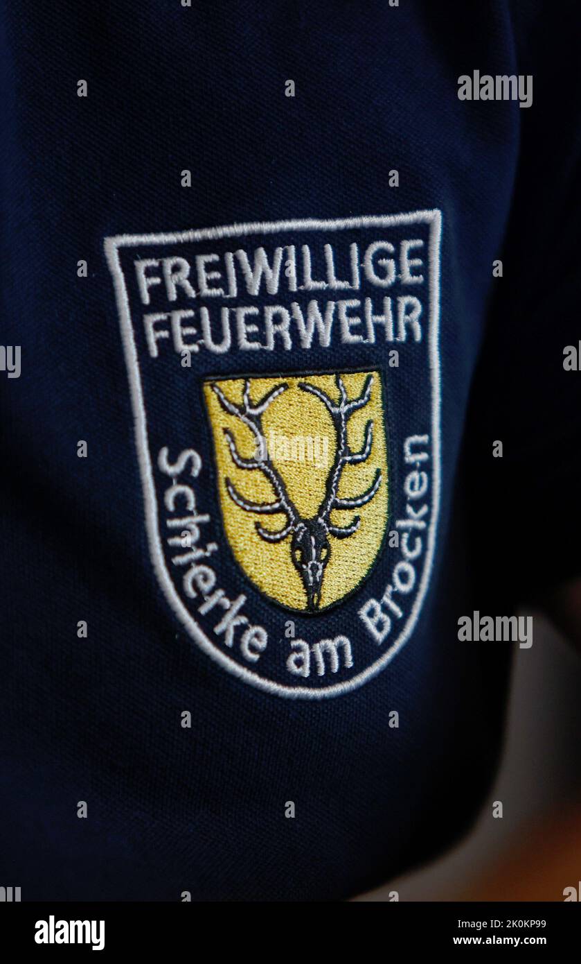 Wernigerode, Germany. 12th Sep, 2022. View of a coat of arms of the ...