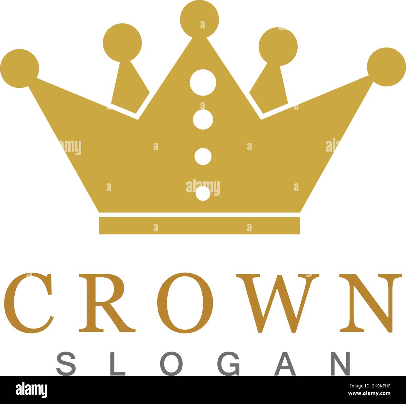 Crown Logo Template vector illustration Stock Vector Image & Art - Alamy