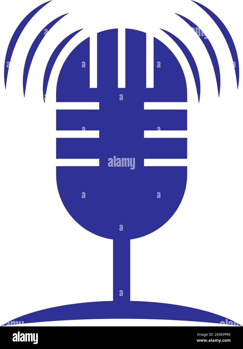 Microphone vector design template Stock Vector Images - Alamy