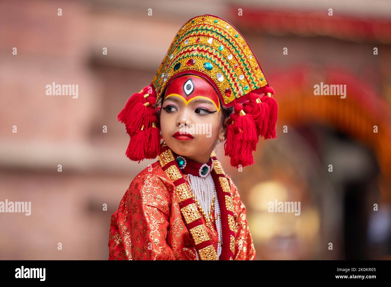Kumari Puja Festival Celebrated in Kathmandu Durbar Square on the occasion of Indra Jatra 2022 ...