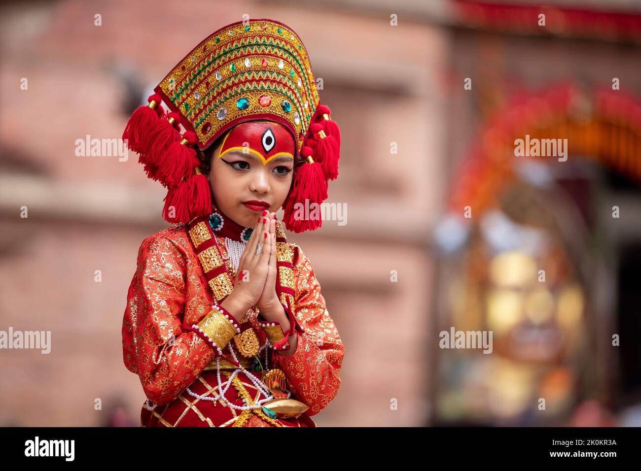 Kumari Puja Festival Celebrated in Kathmandu Durbar Square on the ...