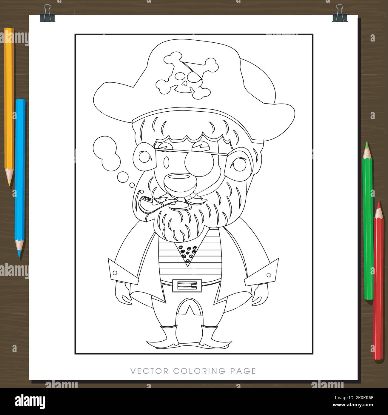 Coloring pirate hi-res stock photography and images - Alamy