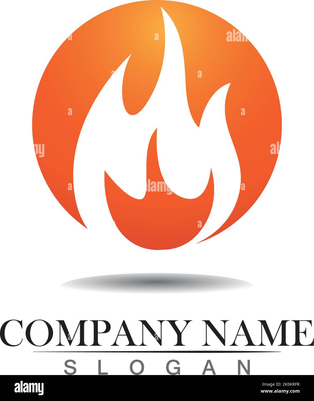 Fire flame nature logo and symbols icons template Stock Vector Image ...
