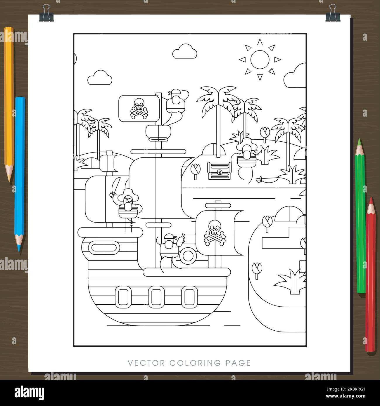 Pirate design hi-res stock photography and images - Alamy