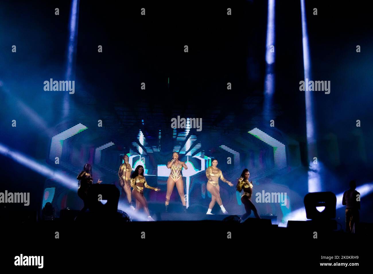 American Rapper Megan Thee Stallion performed on the world stage on the ...