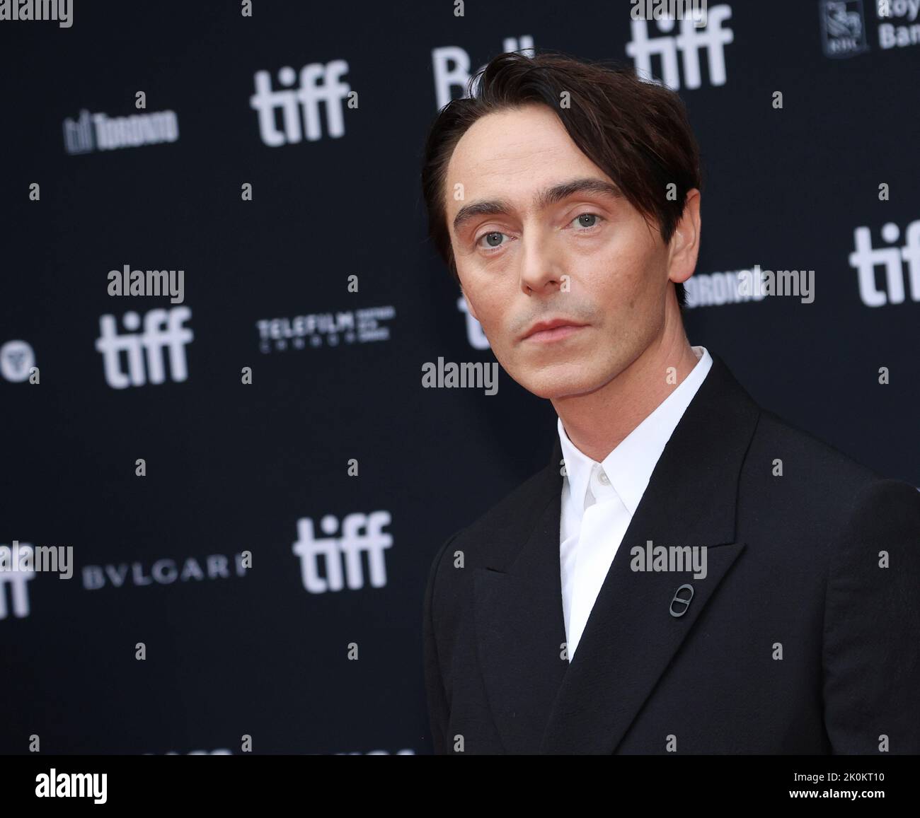 David Dawson arriving to the "My Policeman" premiere during the 2022 ...