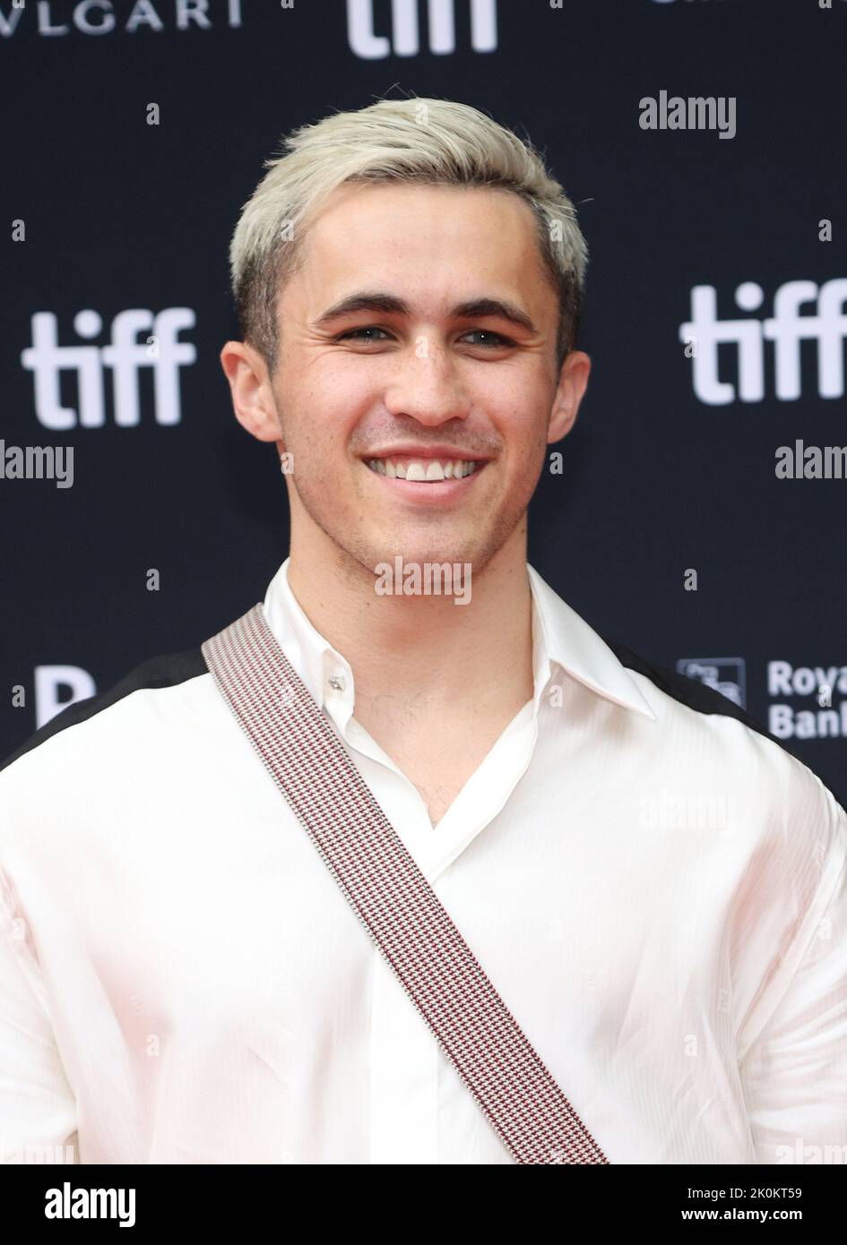 Chris Olsen arriving to the "My Policeman" premiere during the 2022 ...
