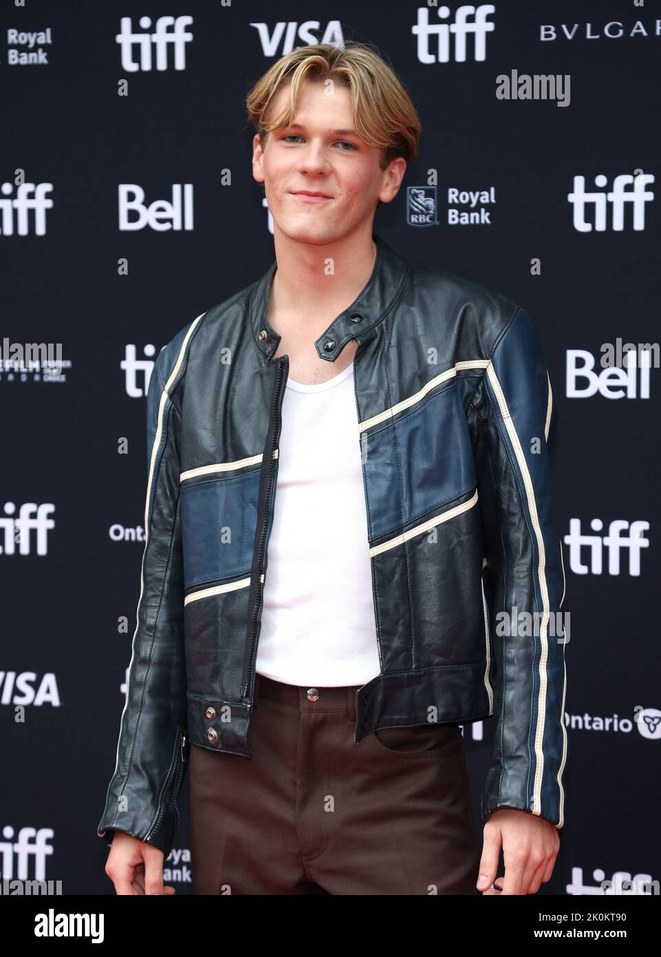 Davis Burleson arriving to the "My Policeman" premiere during the 2022 ...