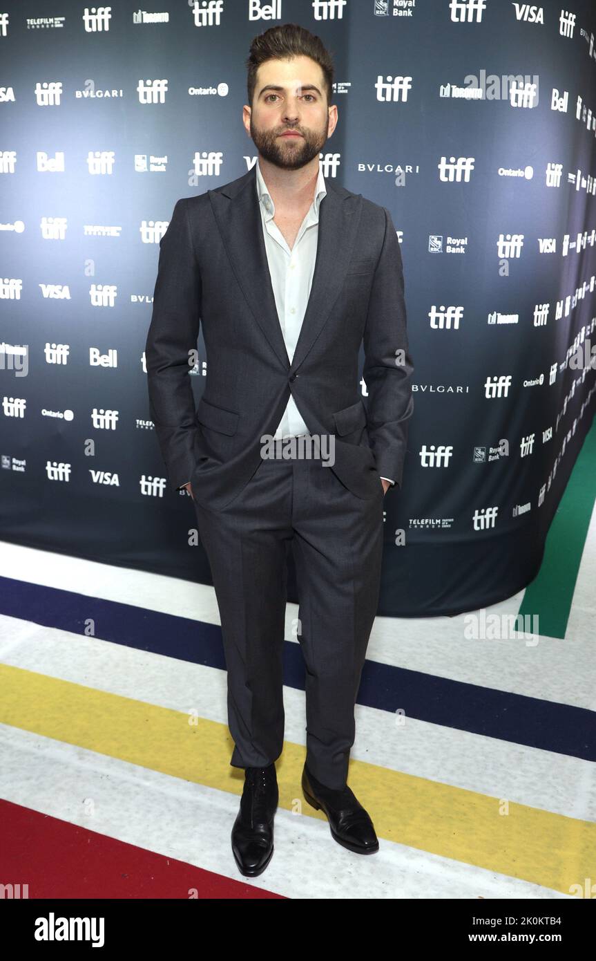 Zachary Wigon arriving to the "Sanctuary" premiere during the 2022 ...