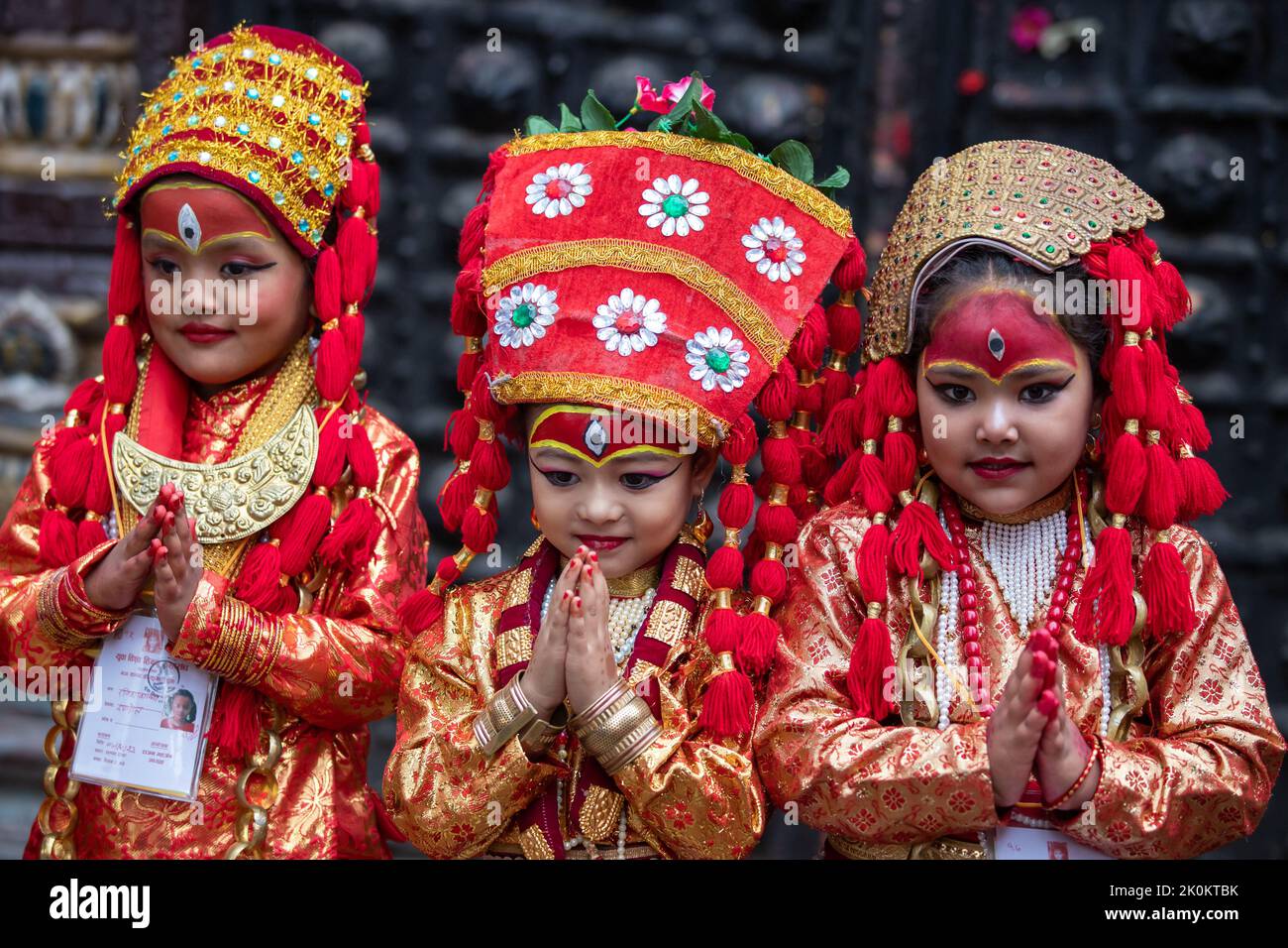 Kumari Puja Festival Celebrated in Kathmandu Durbar Square on the ...