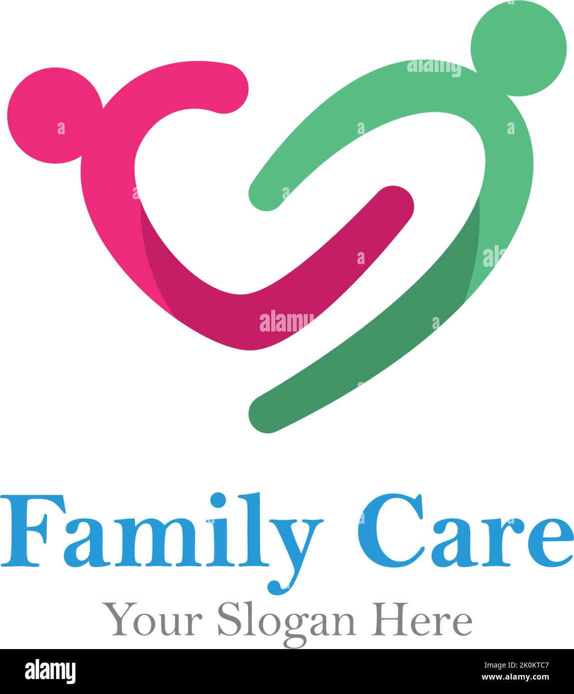 Family Care Logo Icon Design. Love Family Logo Design Template Stock ...