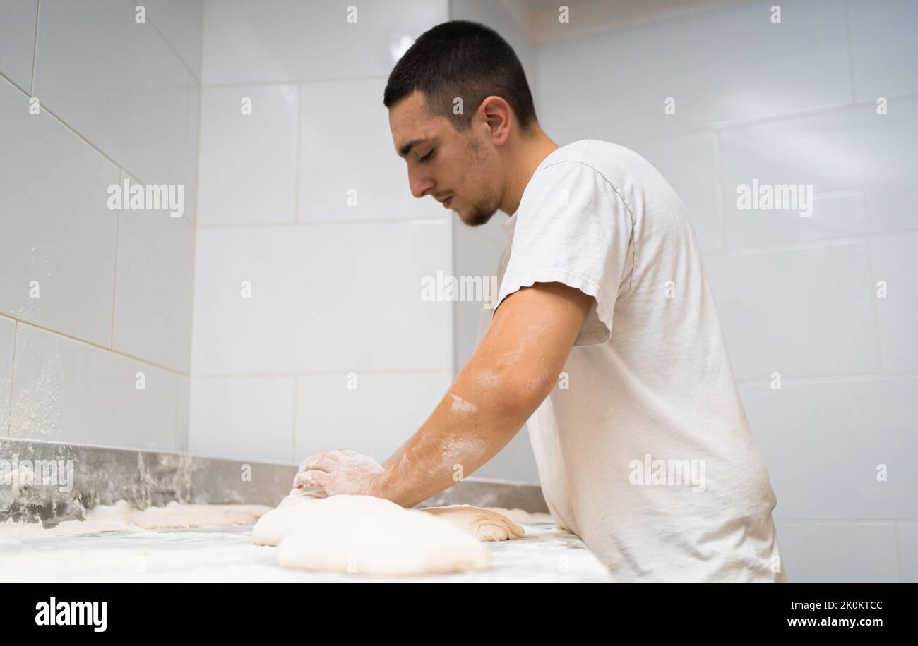 Bread production process hi-res stock photography and images - Alamy