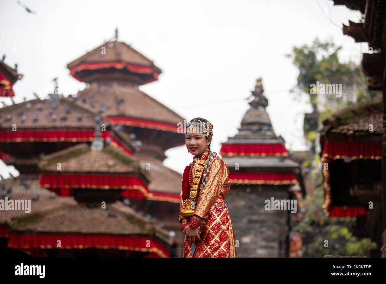 Kumari Puja Festival Celebrated in Kathmandu Durbar Square on the occasion of Indra Jatra 2022 ...