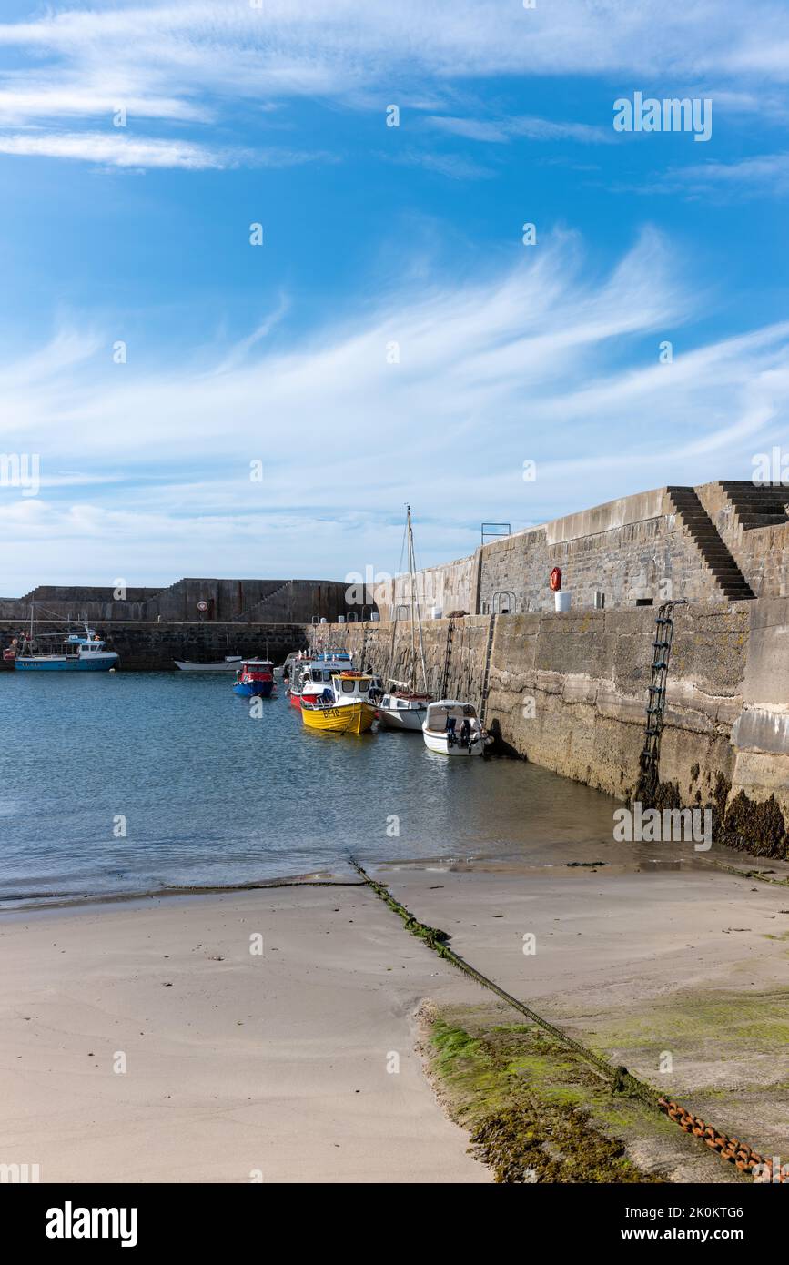 9 September 2022. Portsoy, Aberdeenshire, Scotland. This is Portsoy ...