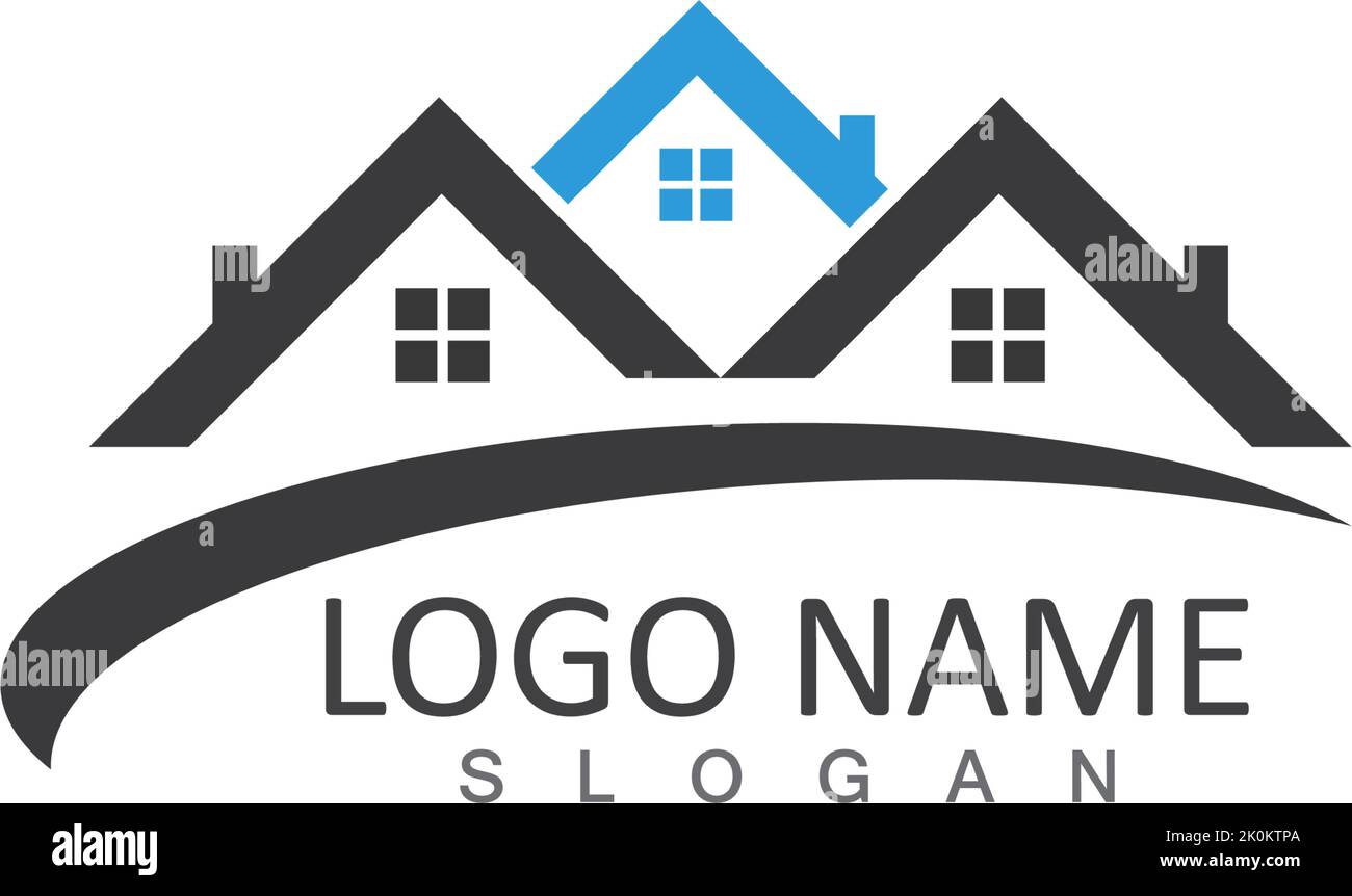 Real estate and building home logo vector Stock Vector Image & Art - Alamy
