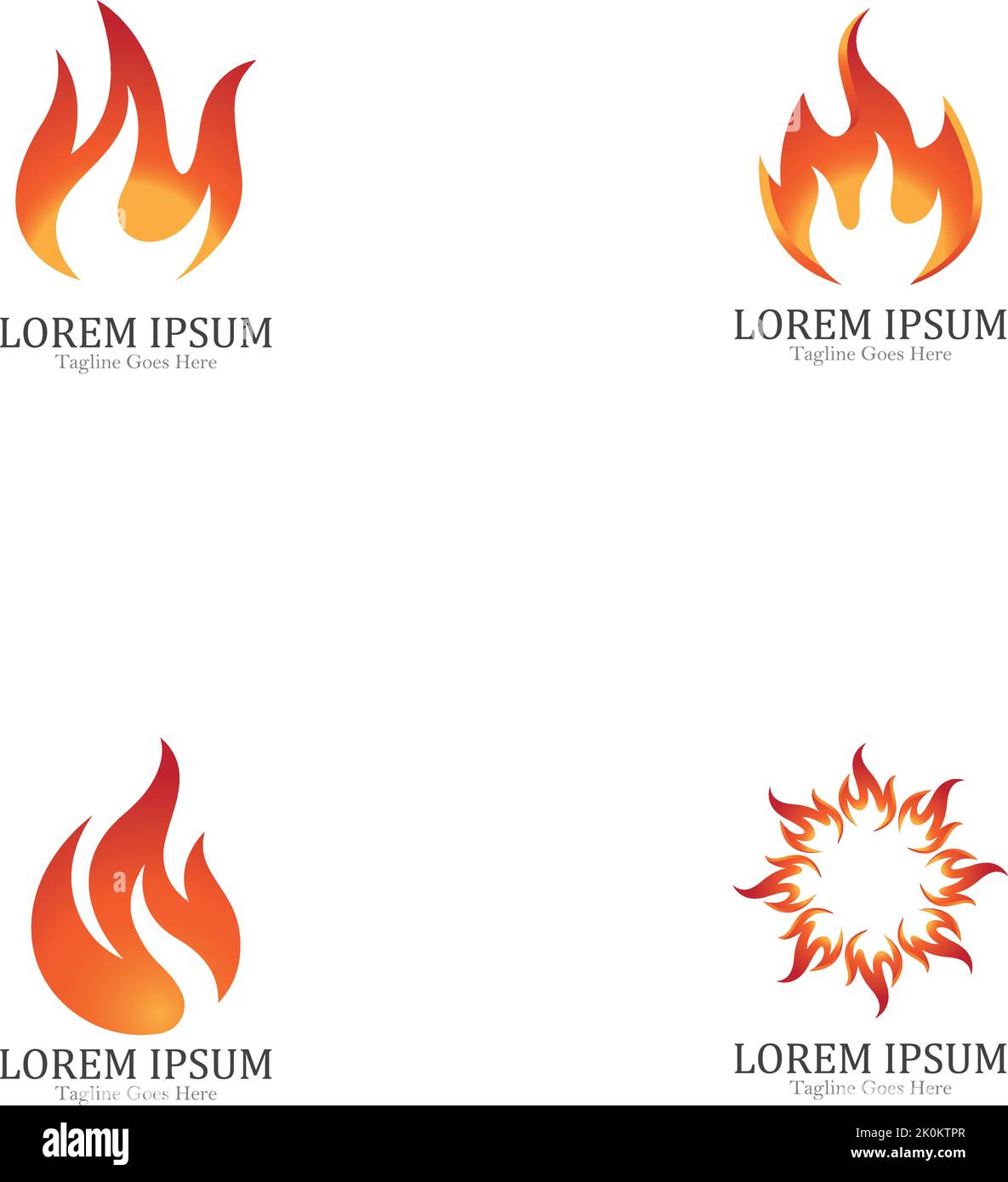 Fire flame vector illustration design template Stock Vector Image & Art ...