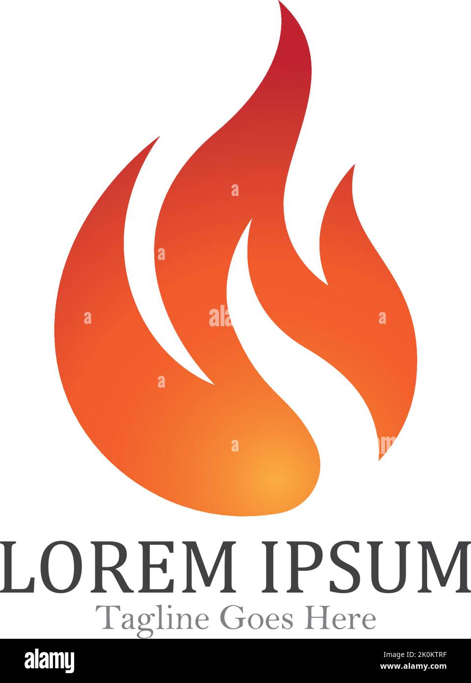 Fire flame vector illustration design template Stock Vector Image & Art ...