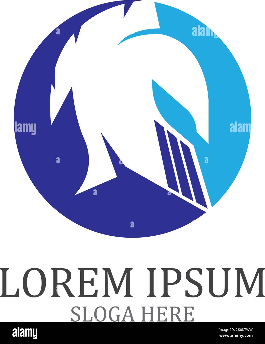 spartan logo black Gladiator and vector design helmet and head Stock ...