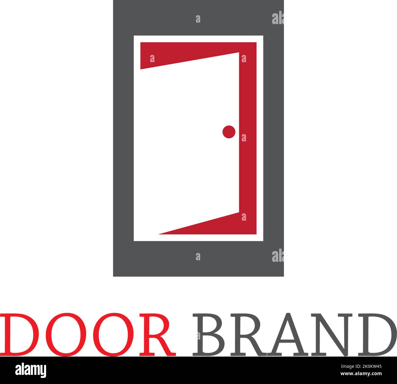 Door brand logo vector template Stock Vector Image & Art - Alamy
