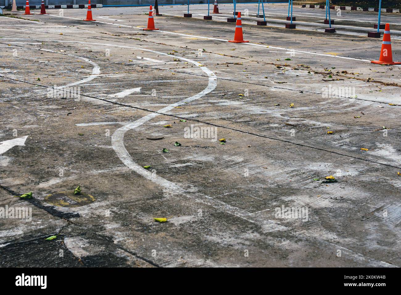 Driving test and training area with simulate test for driving license ...