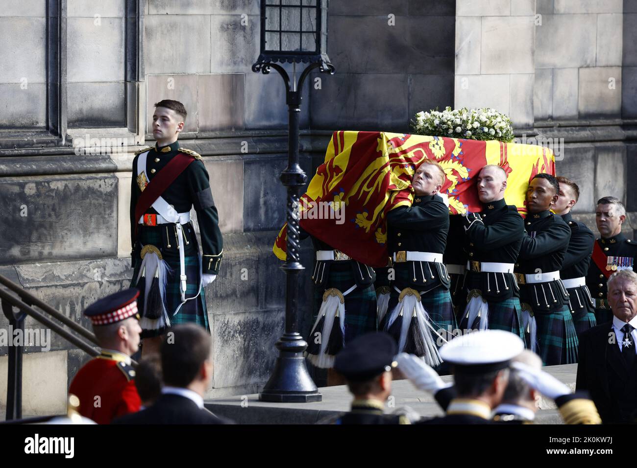 Crowds line the Royal Mile, Edinburgh, as King Charles III joins a ...