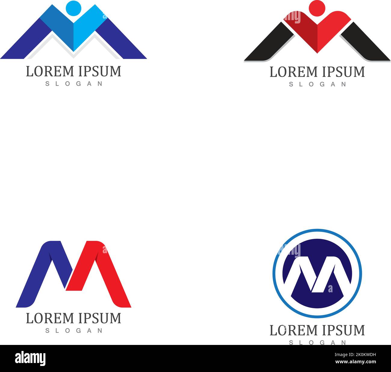 Letter M vector icons such logos Stock Vector Image & Art - Alamy