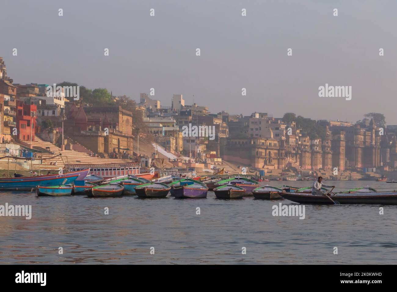 View varanasi ganges historical hi-res stock photography and images - Alamy