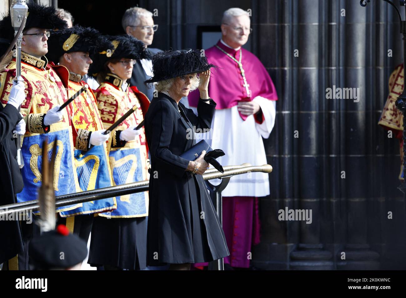 Crowds line the Royal Mile, Edinburgh, as King Charles III joins a ...