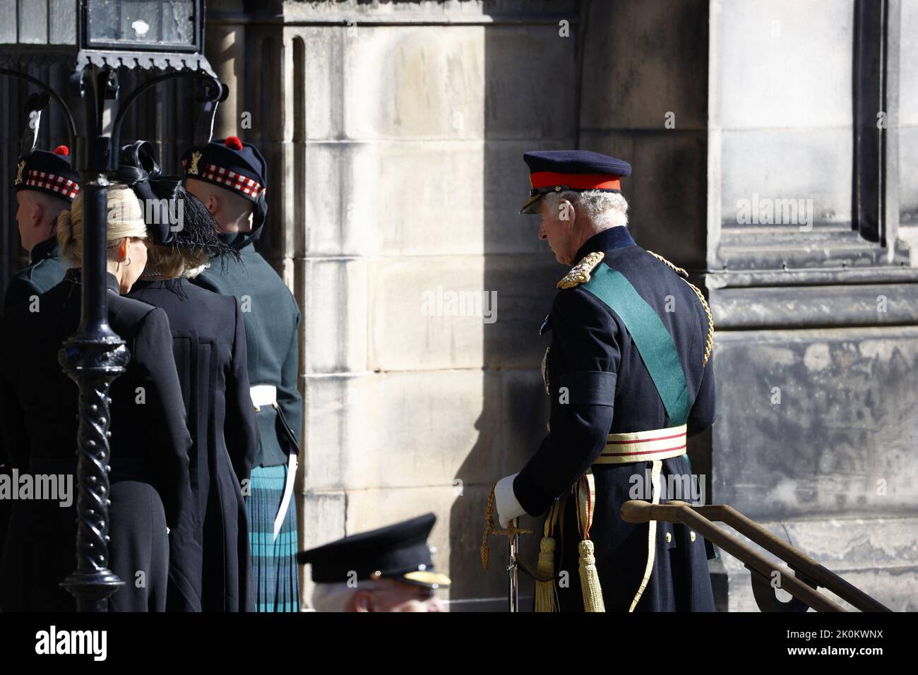 Crowds line the Royal Mile, Edinburgh, as King Charles III joins a ...