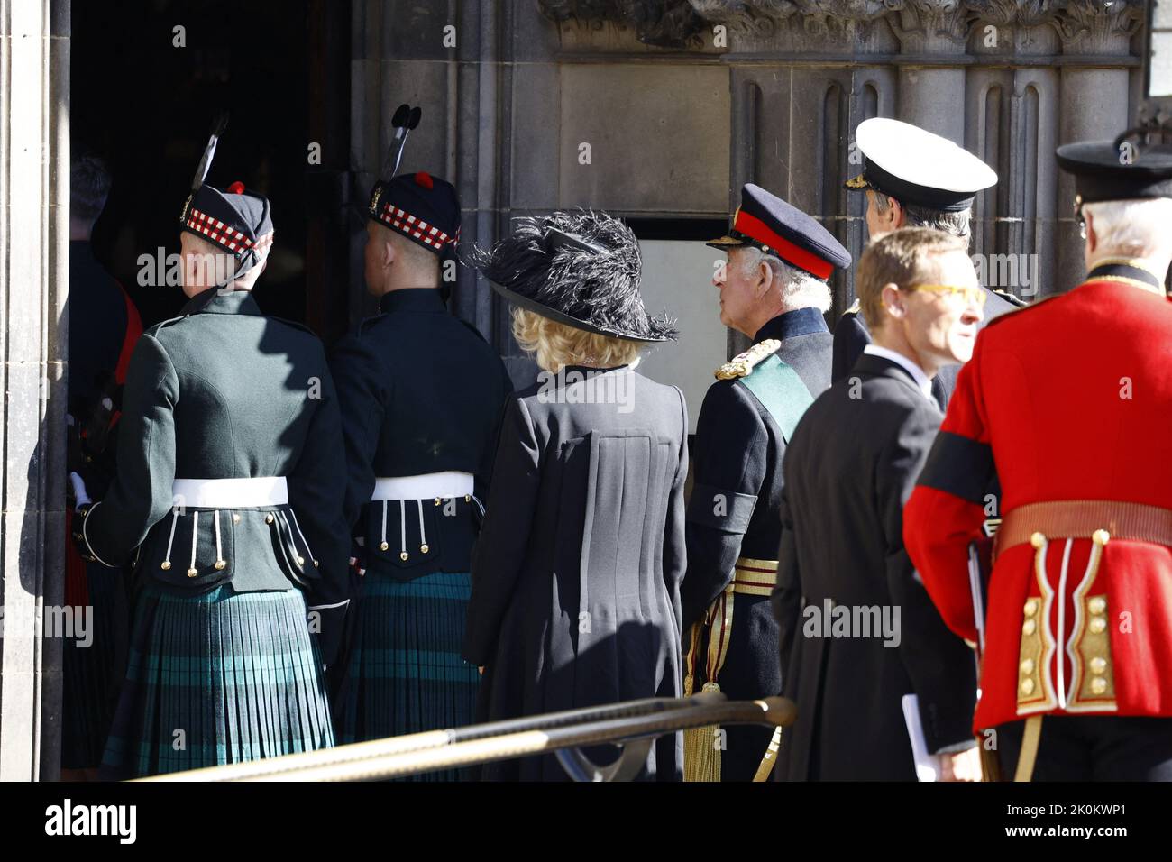 Crowds line the Royal Mile, Edinburgh, as King Charles III joins a ...