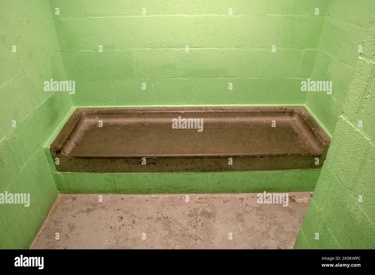 Prison Cell Inside The Former Justice Building At Amsterdam The ...