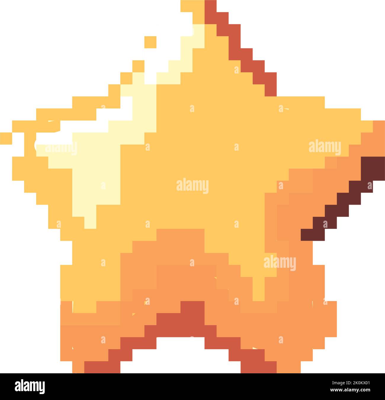 flat pixelated star Stock Vector Image & Art - Alamy