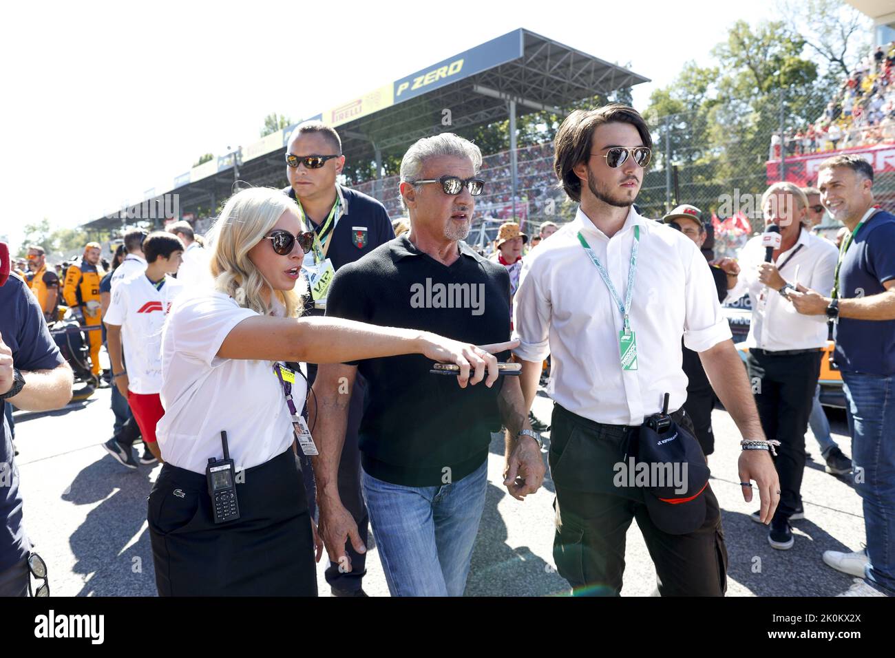 starting grid, grille de depart, Sylvester Stallone, actor portrait ...