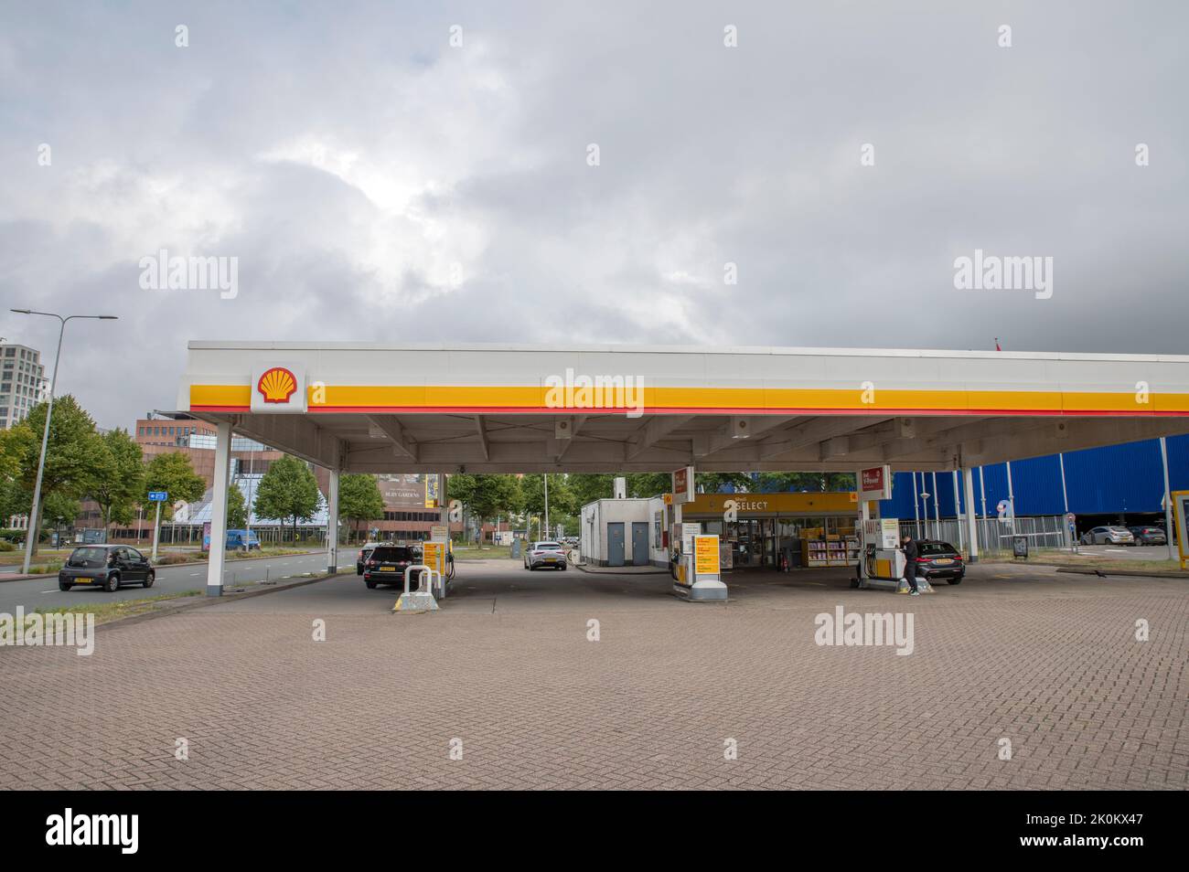 Shell Pump Station At Amsterdam The Netherlands 9-9-2022 Stock Photo ...
