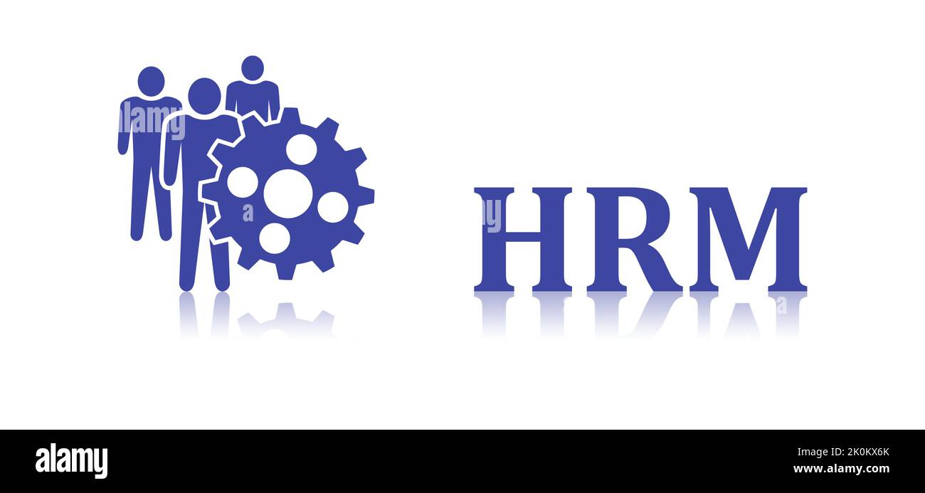Illustration of a hrm concept Stock Photo - Alamy