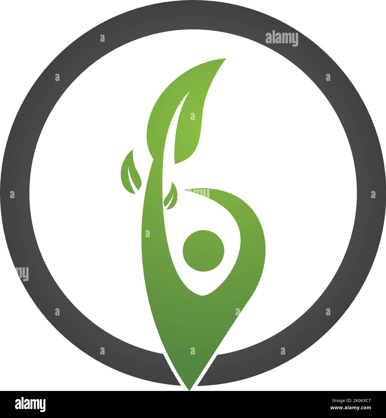 people ecology health life vector logo design icon Stock Vector Image ...