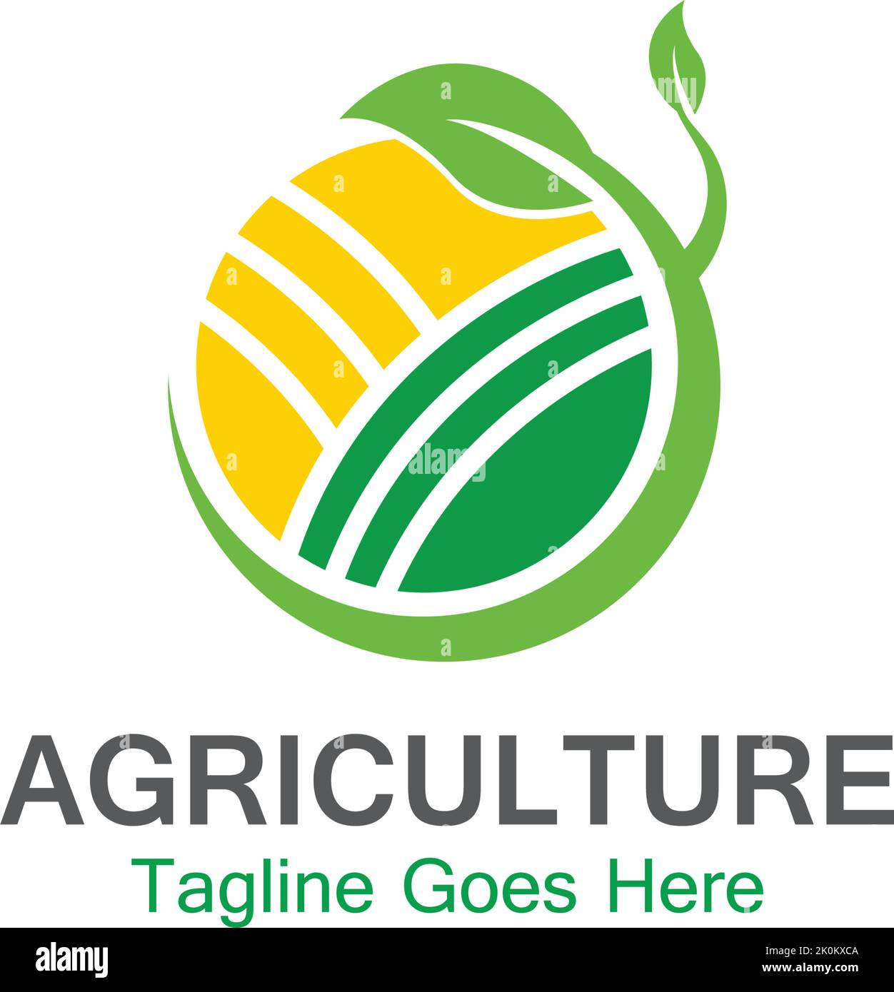 Agriculture wheat logo template icon design Stock Vector Image & Art ...