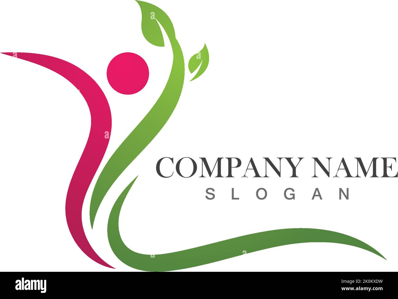 people ecology health life vector logo design icon Stock Vector Image ...