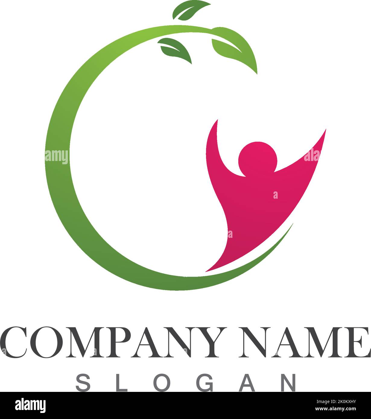 people ecology health life vector logo design icon Stock Vector Image ...