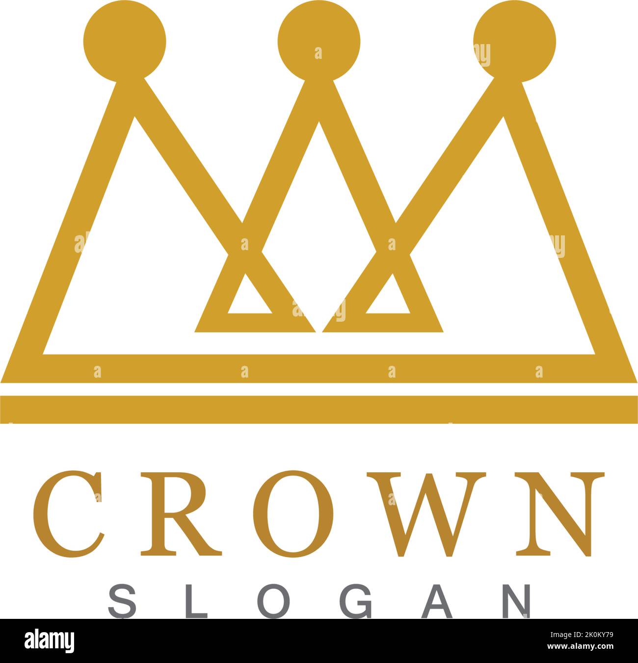 Crown Logo Template vector illustration Stock Vector Image & Art - Alamy