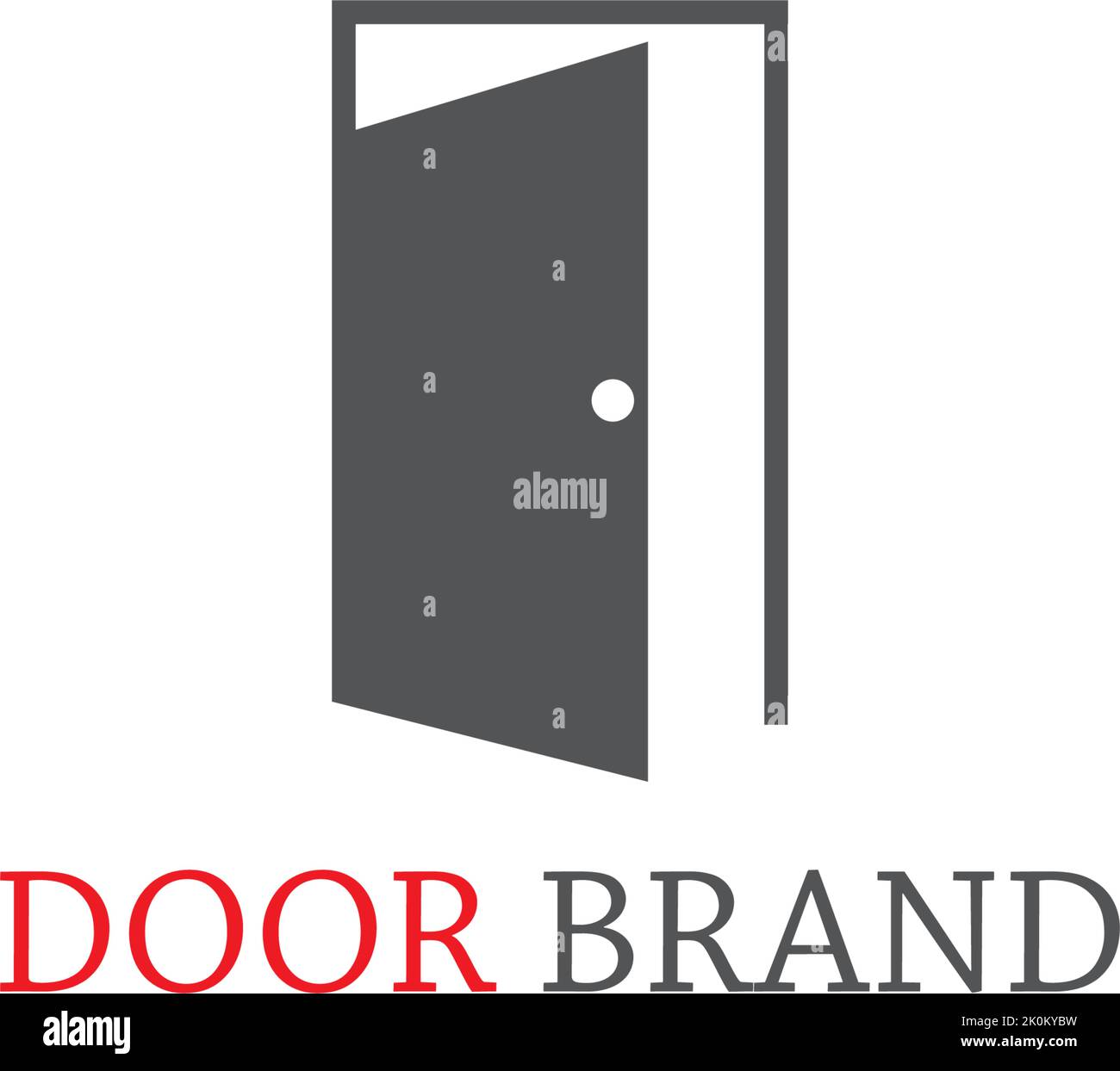 Door brand logo vector template Stock Vector Image & Art - Alamy