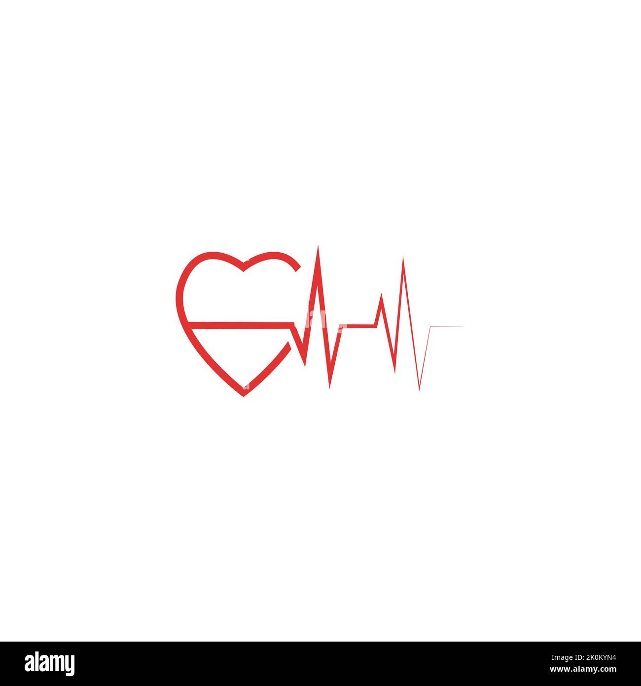 Pulse line medical logo vector template Stock Vector Image & Art - Alamy