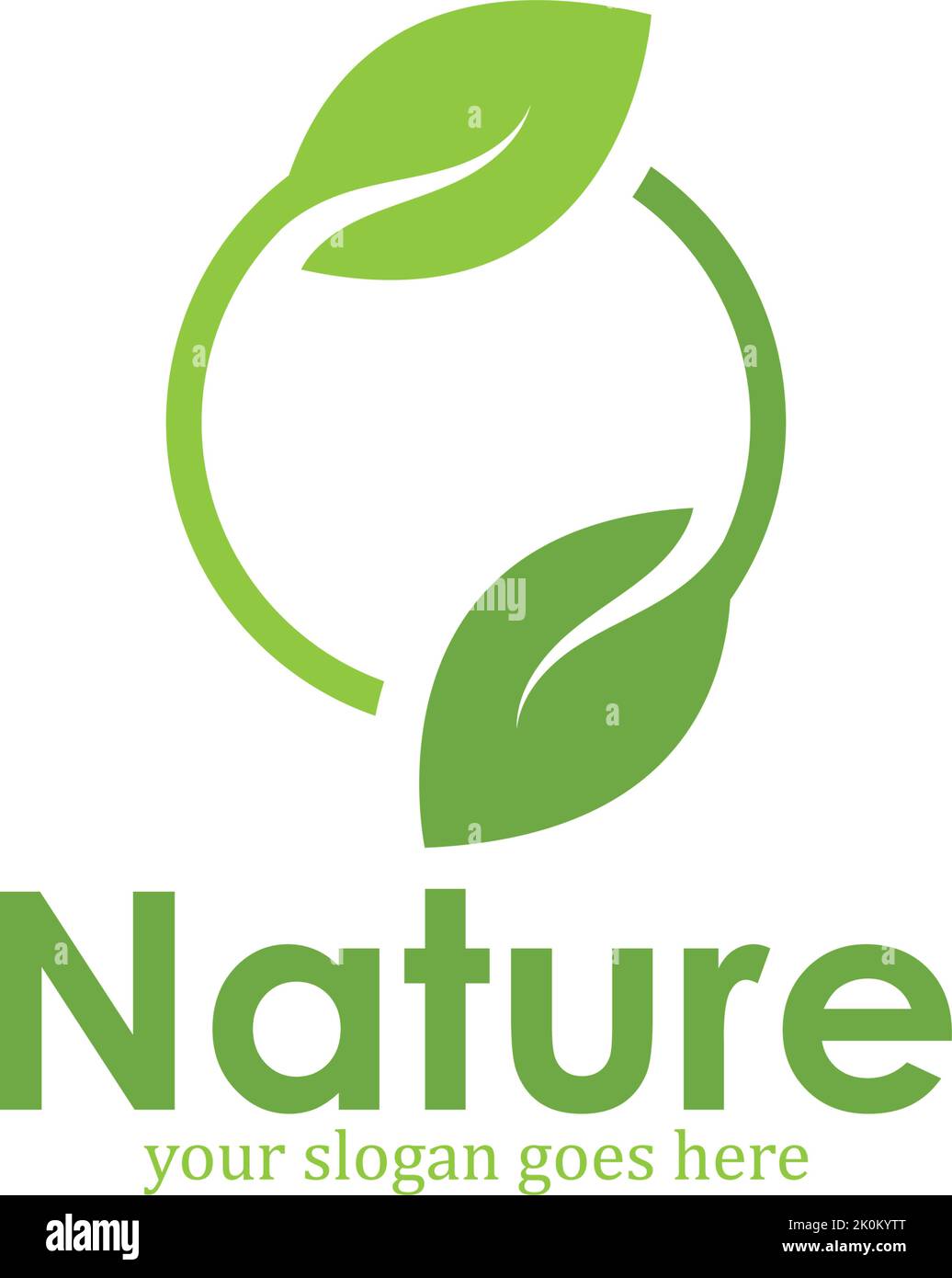 Nature Logo Template, Design Vector Icon Illustration Stock Vector ...