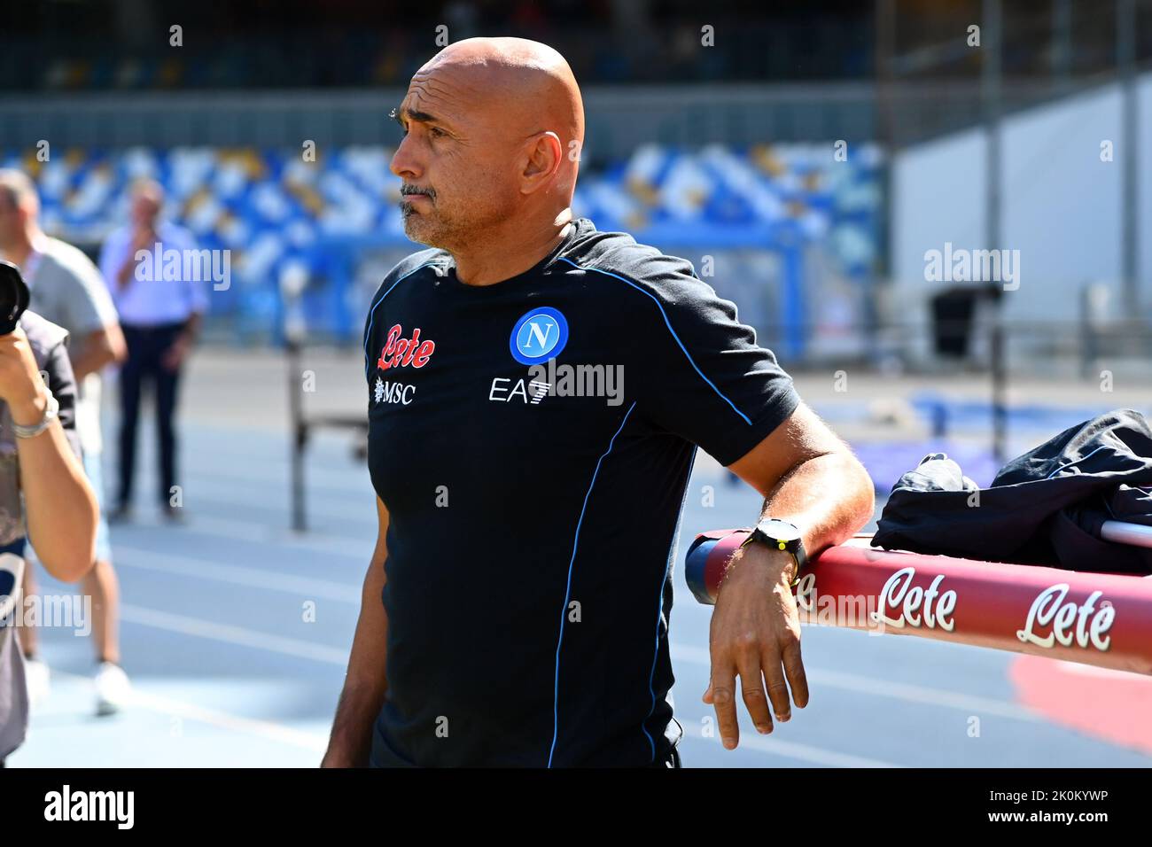 Luciano Spalletti manager oof SSC Napoli during the Serie A match ...