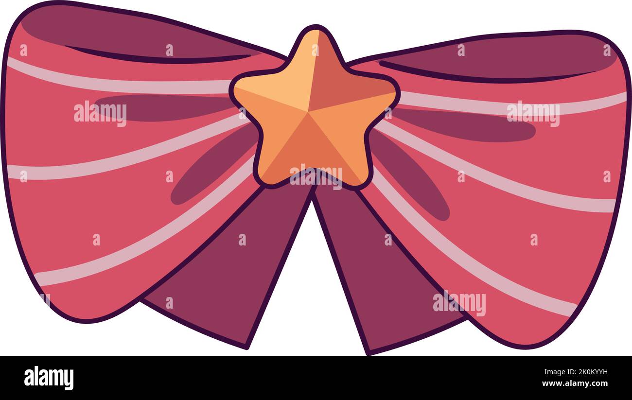 bow with star Stock Vector Image & Art - Alamy