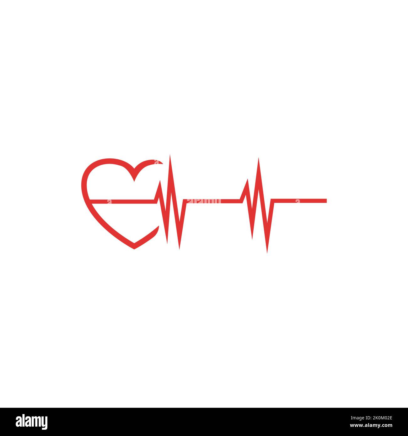 Pulse line medical logo vector template Stock Vector Image & Art - Alamy