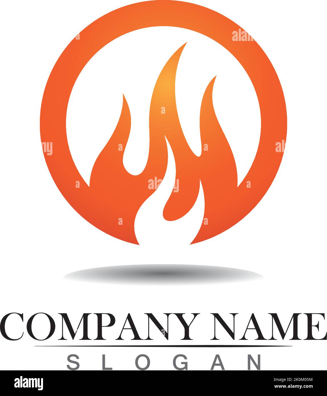 Fire flame nature logo and symbols icons template Stock Vector Image ...