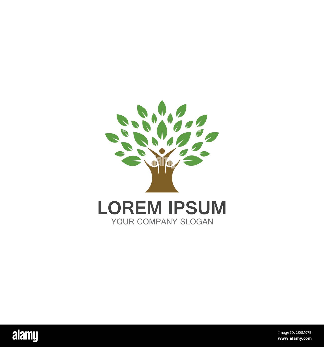 People Tree Logo Template Design Vector Stock Vector Image & Art - Alamy