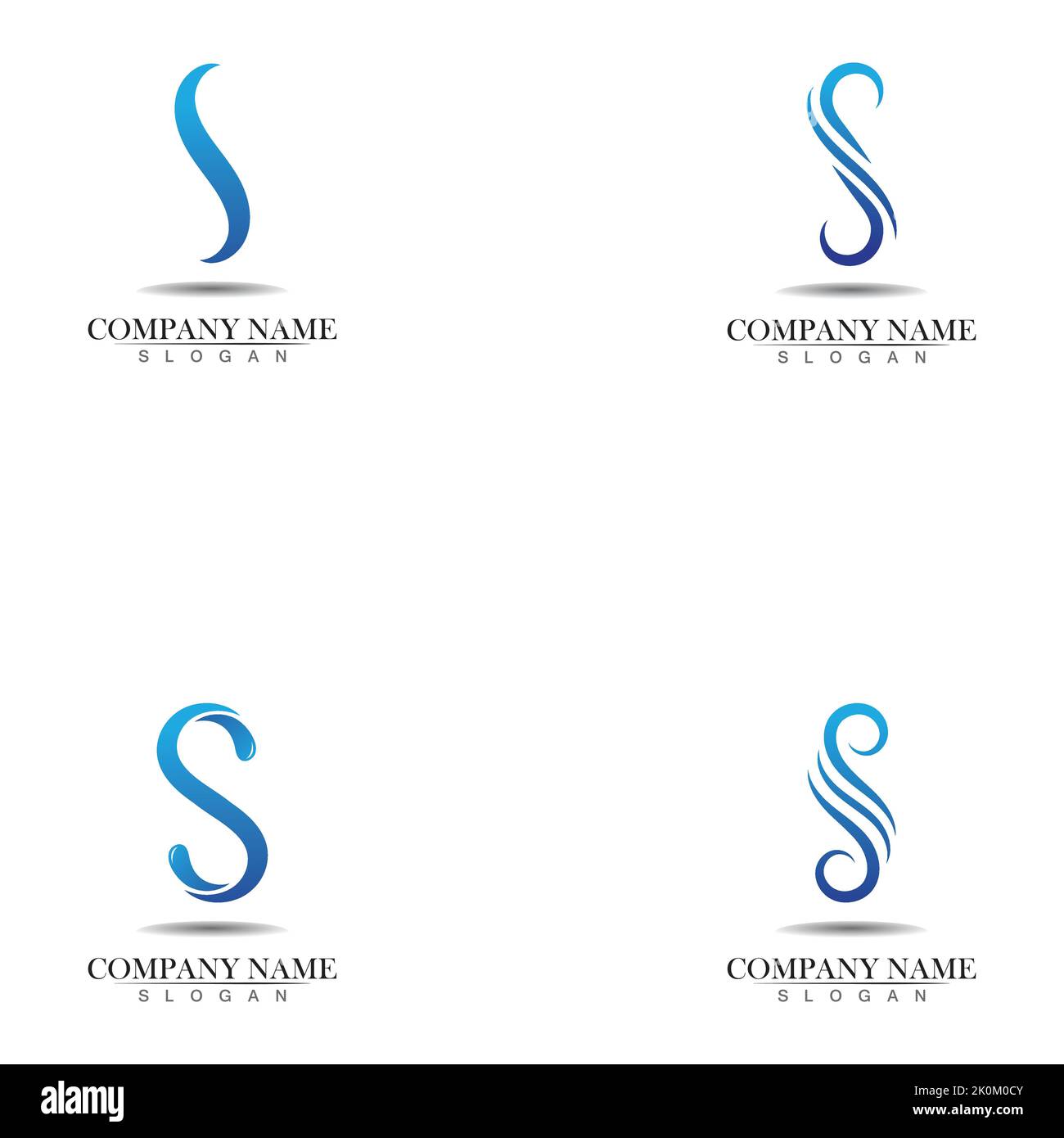 S blue logo and symbols template vector Stock Vector Image & Art - Alamy
